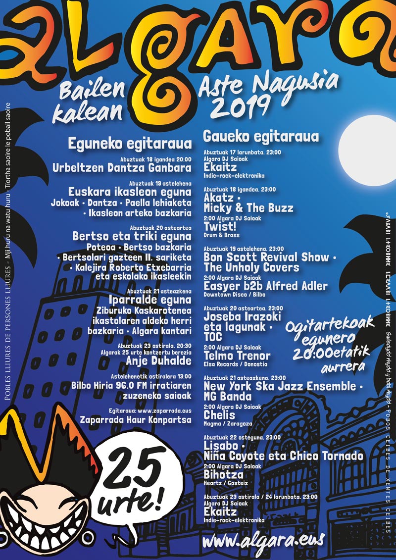 Algara konpartsa – Jende libreen herri askea!